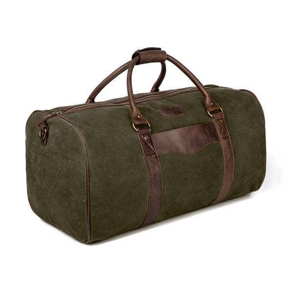 Campaign Waxed Canvas Large Field Duffle Bag | Fig & Wasp